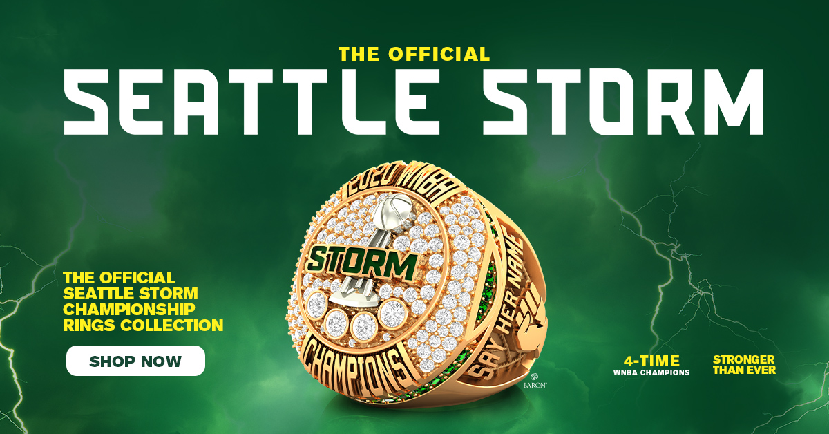 The Official Seattle Storm Championship Rings Collections - Baron® Rings
