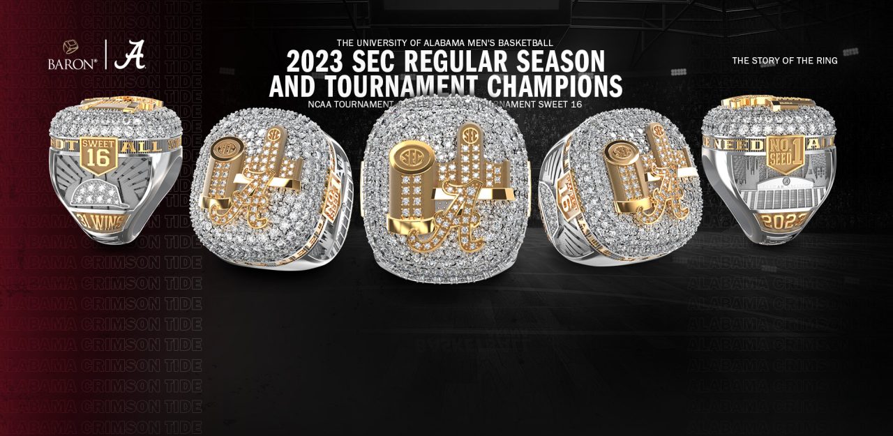2023 University of Alabama Basketball SEC Regular Season And Tournament ...
